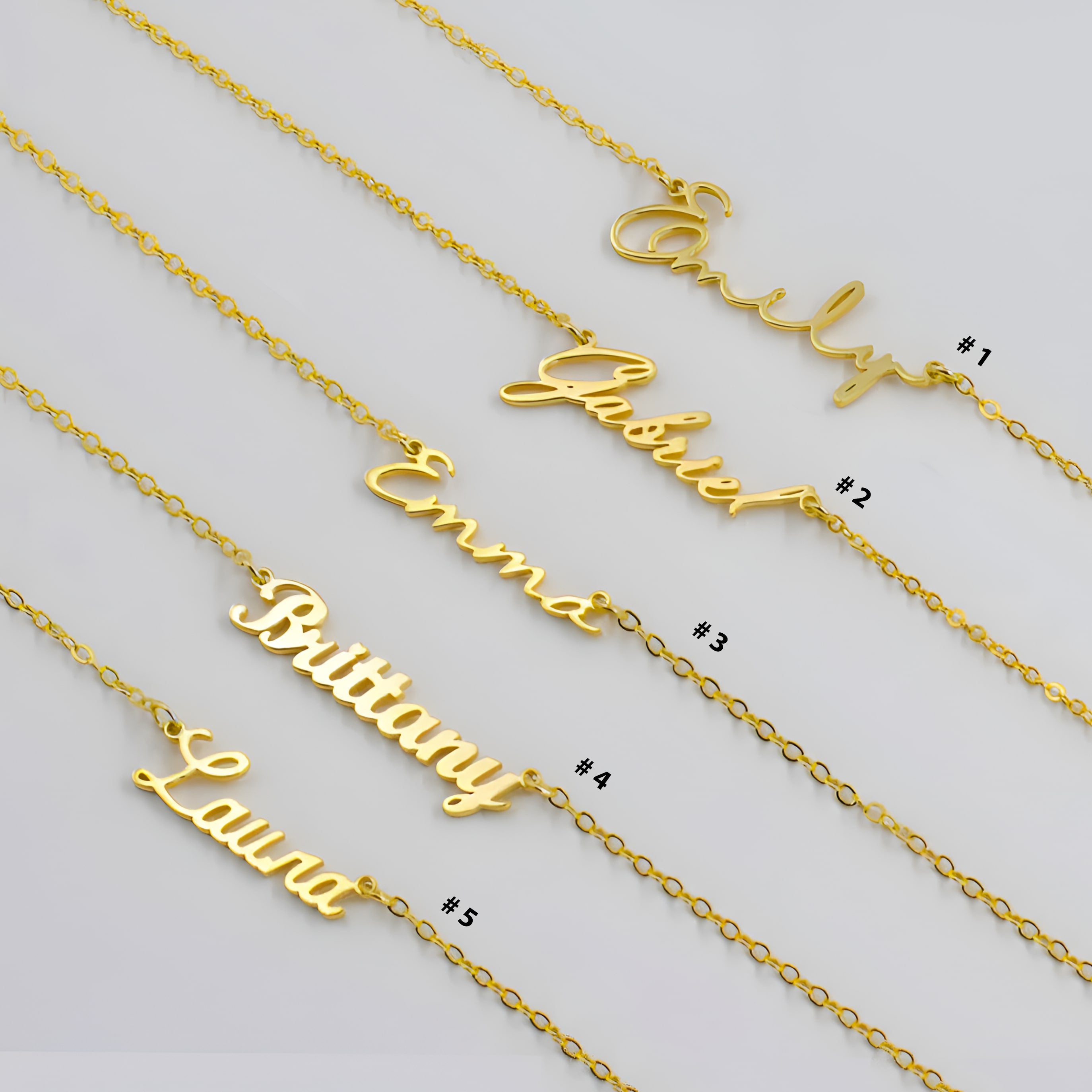 Colliers Prénoms Personnalisés | Diyara